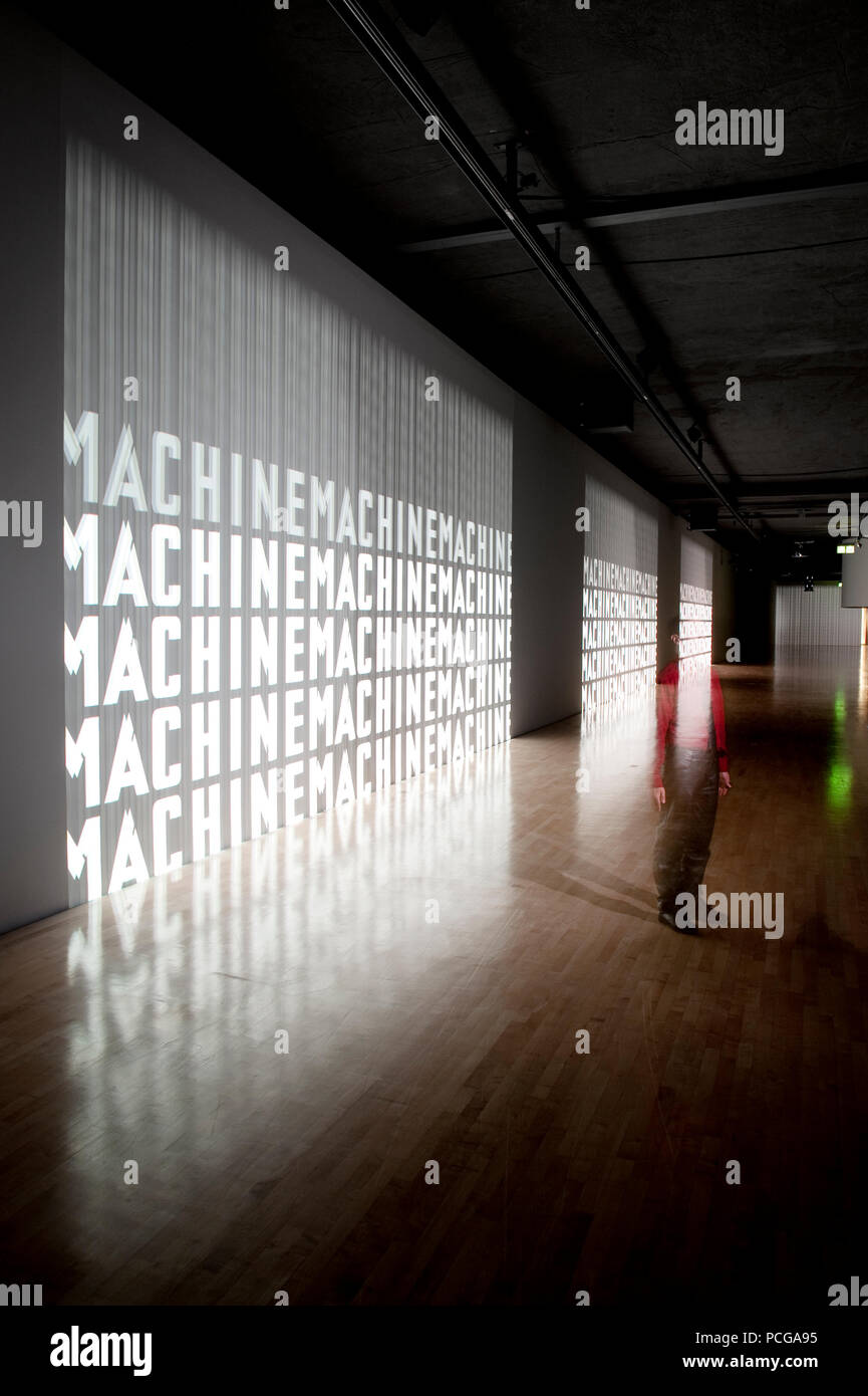 The Kraftwerk 3D Video Installation exhibition at the Kunstbau gallery ...