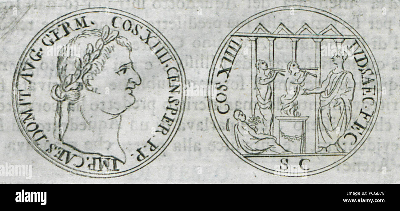 Emperor domitian coins hi-res stock photography and images - Alamy