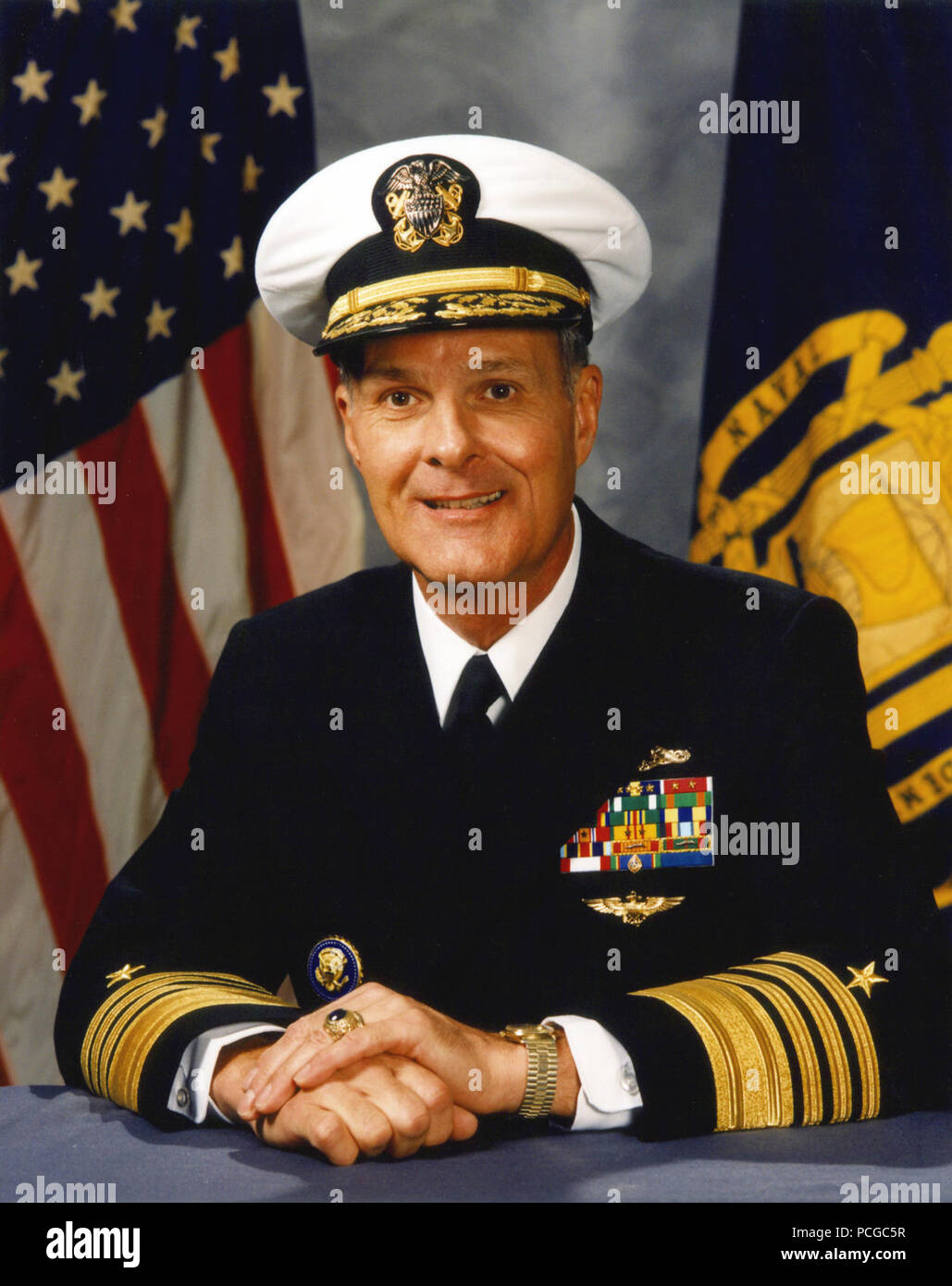 Charles R. Larson, Superintentdent, U.S. Naval Academy Stock Photo - Alamy