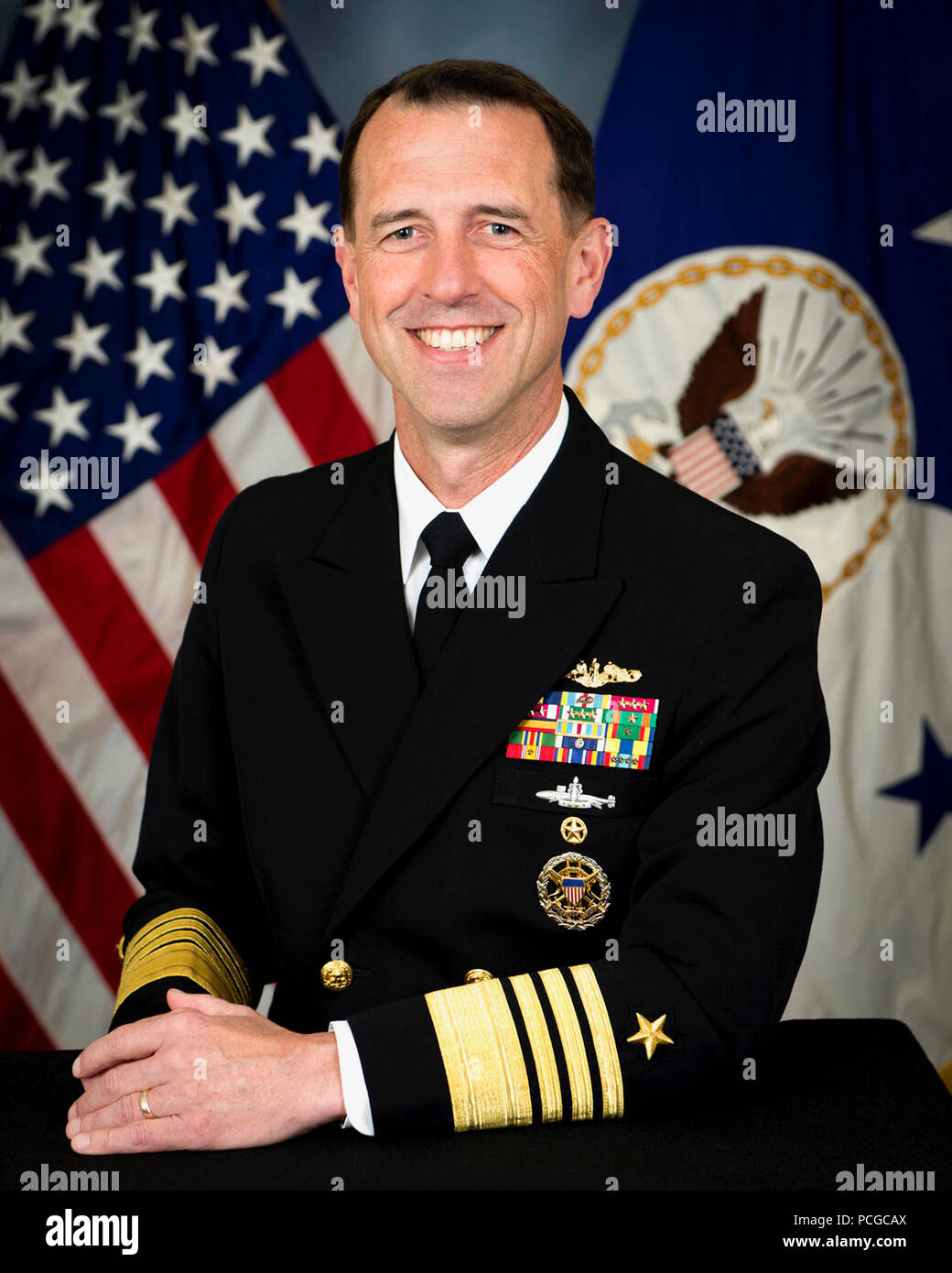 Chief of naval operations cno adm john richardson hi-res stock ...
