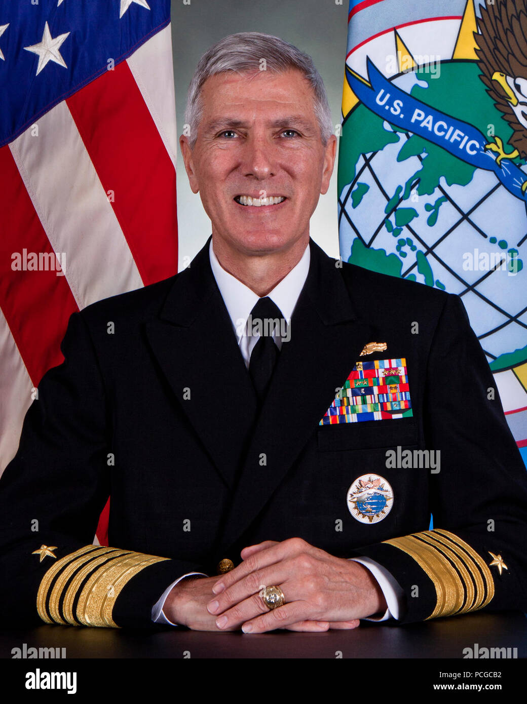 U.S. Navy Admiral Samuel J. Locklear, oncoming commander, U.S. Pacific ...