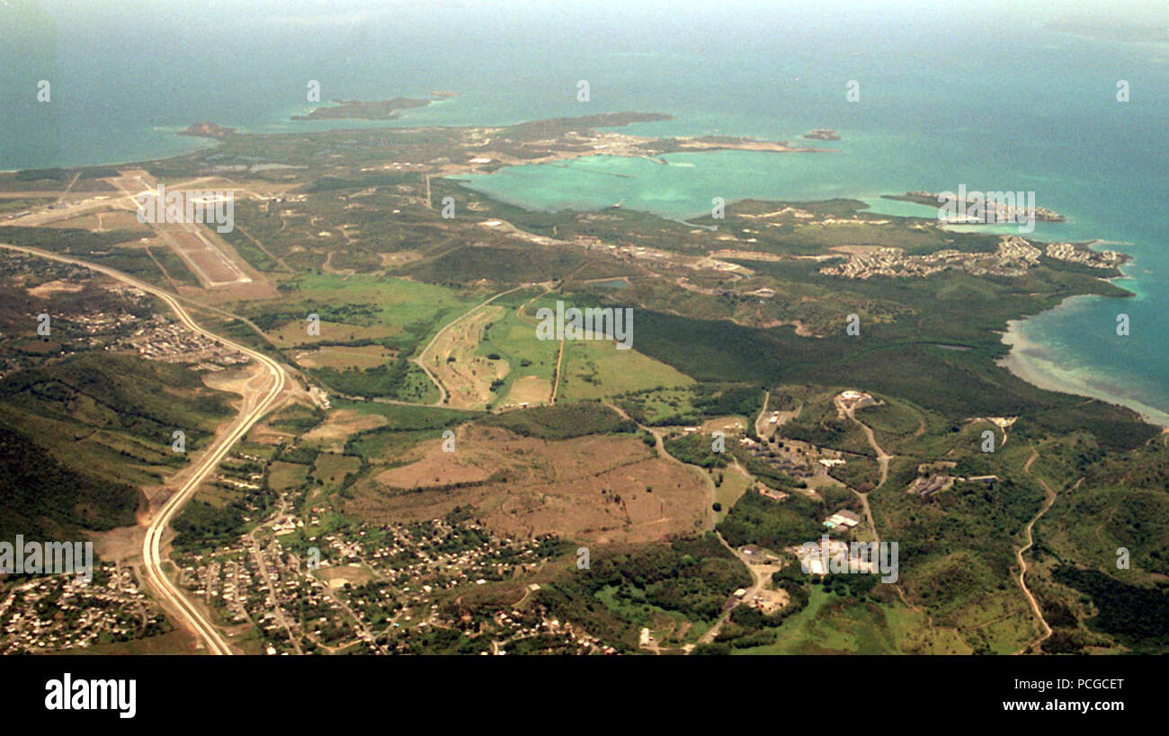 view of naval Station Roosevelt Roads, Puerto Rico (May 19, 1997 Stock ...