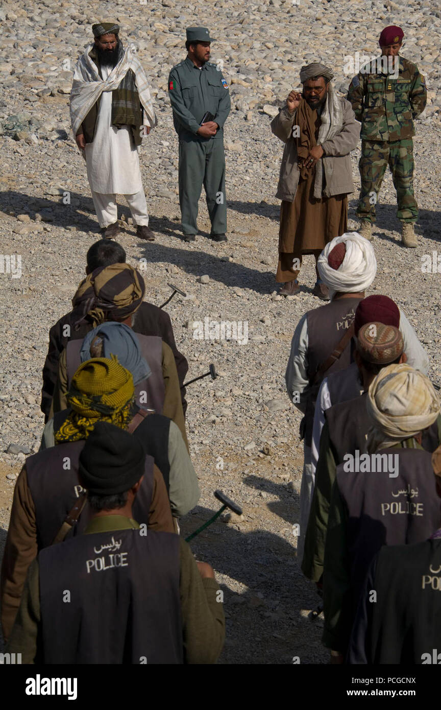 The Kajran district national directorate of security chief addresses ...