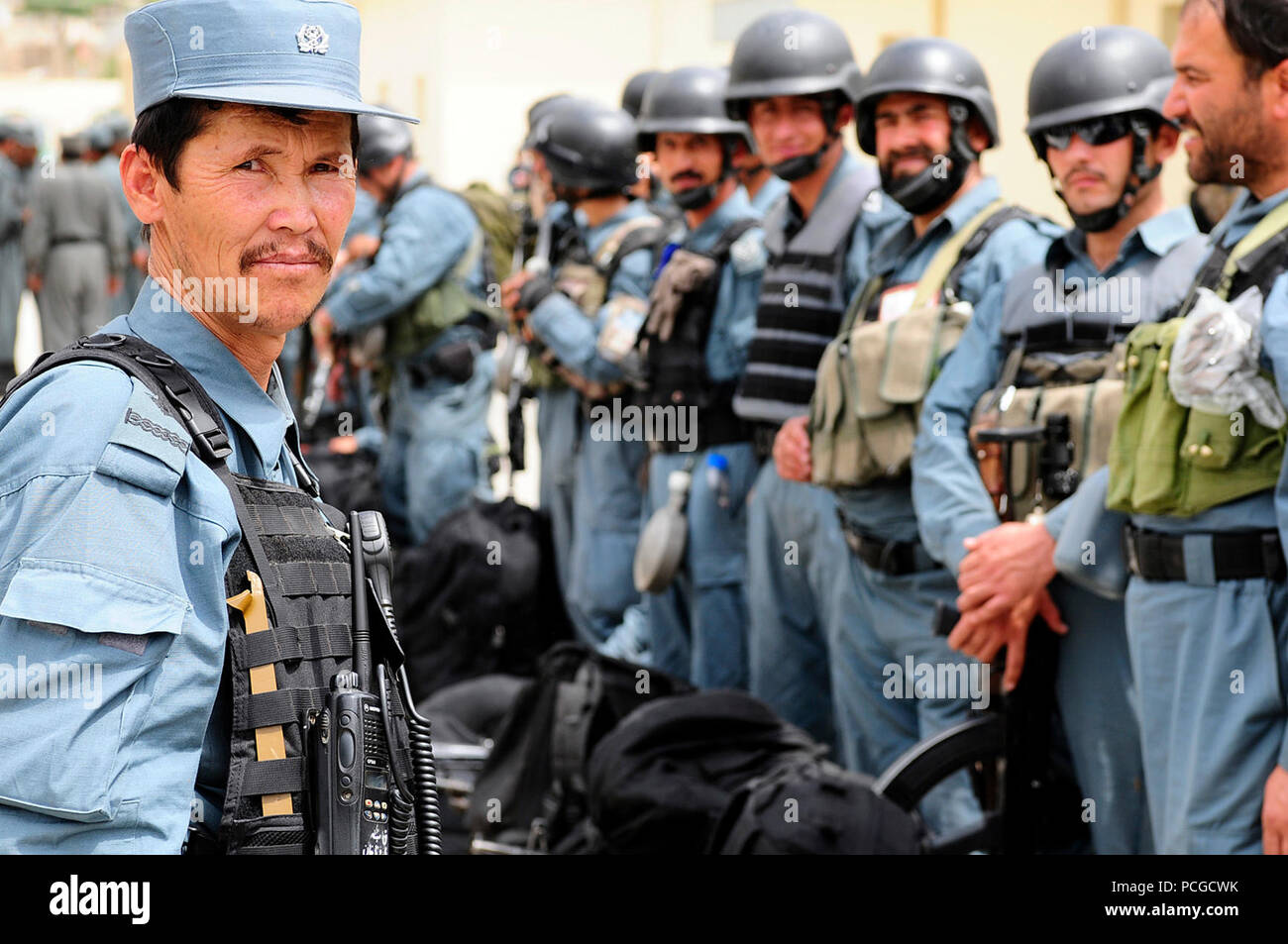 KABUL, Afghanistan (April 17, 2010) – An Afghan National Civil Order ...