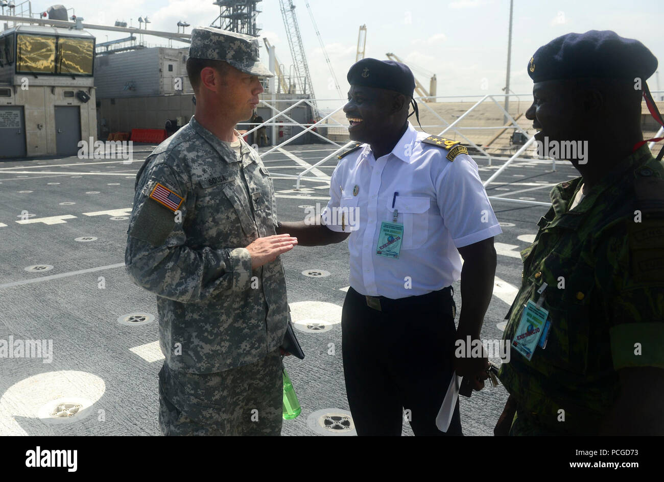 LUANDA, Angola (March 6, 2015) U.S. Embassy defense attaché Col ...