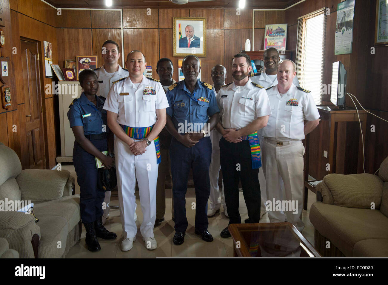 TEMA, Ghana (March 26, 2015) Members of the joint military and civilian ...