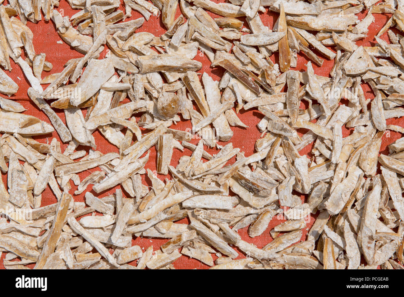 Drying Cassava (Manihot esculenta) in Ganta, Liberia Stock Photo - Alamy