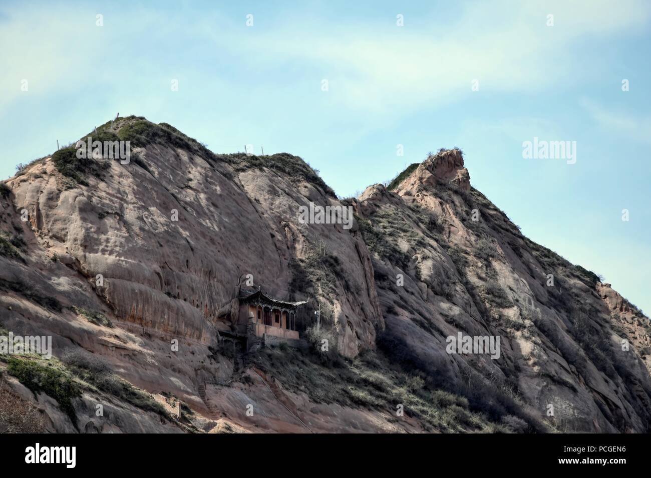 One of the small cave temple in Matisi, the Horse´s Hoof Temple, near ...