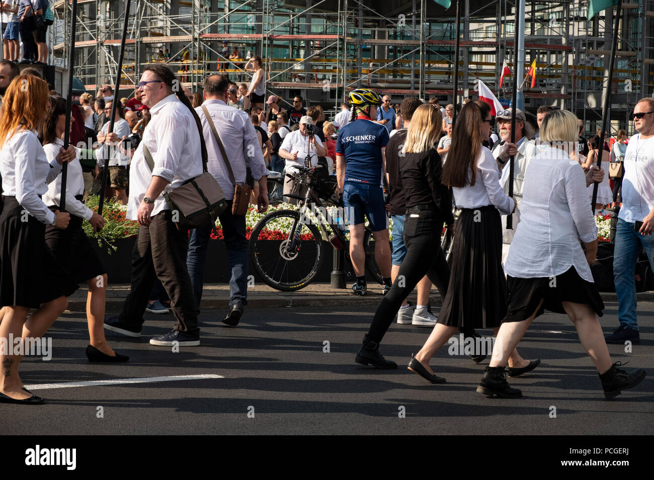Warsaw, Poland. 01st Aug, 2018. During the 74 years after Warsaw ...