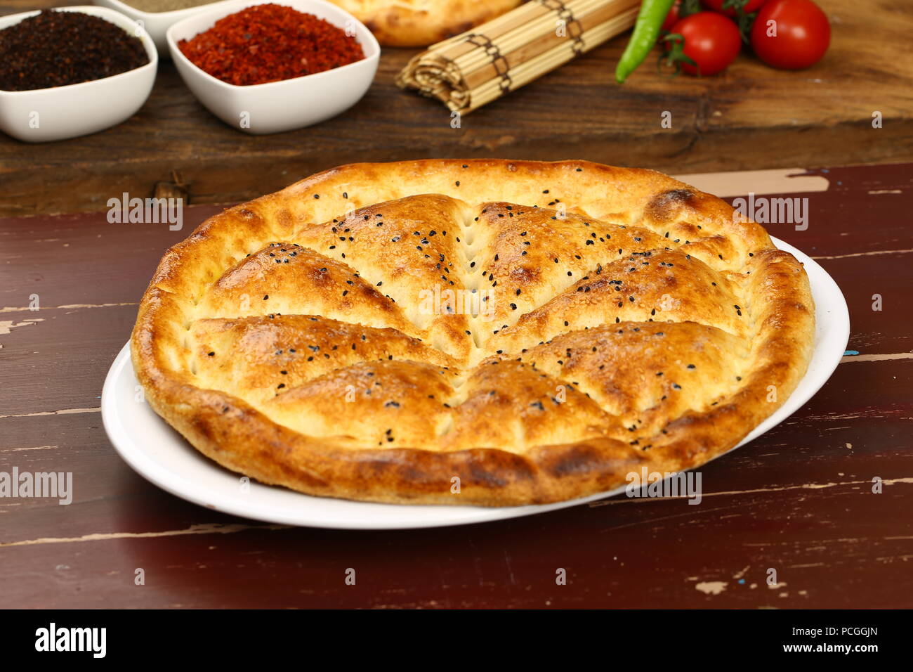 Traditional ramadan pita hi-res stock photography and images - Alamy