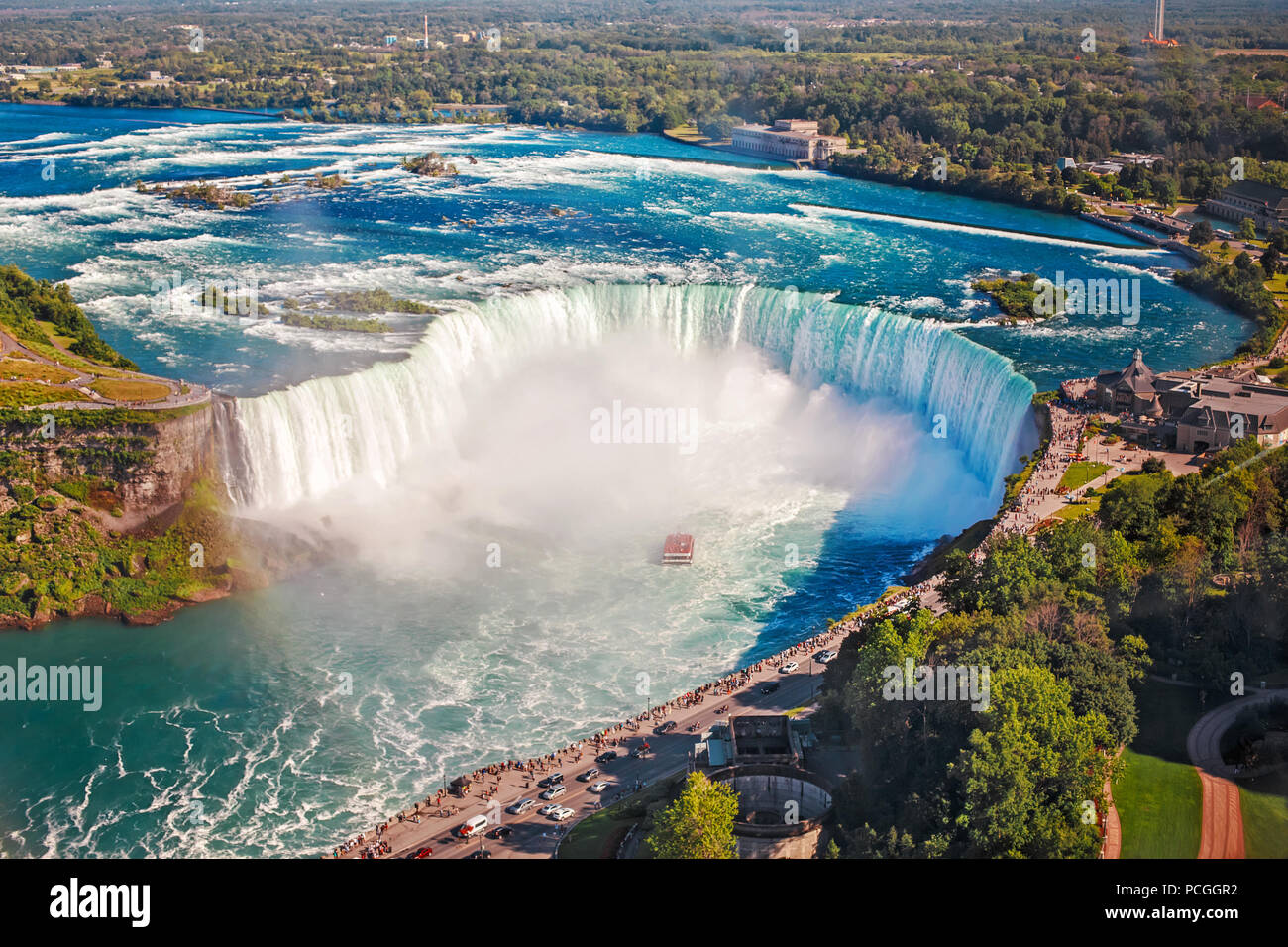 Aerial view horseshoe falls hi-res stock photography and images - Alamy