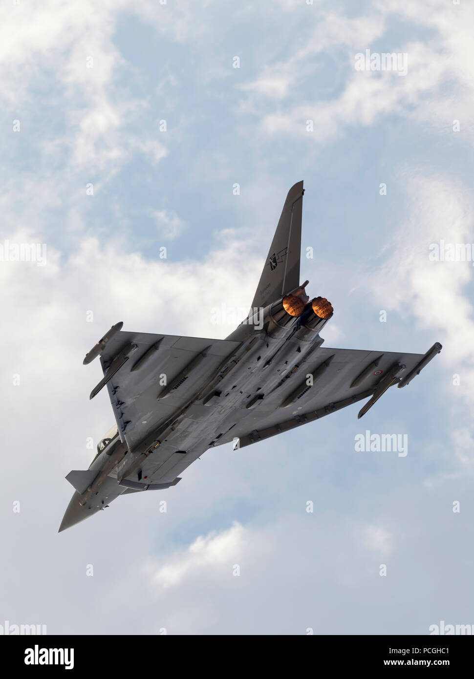 Italian Air Force Typhoon Display Stock Photo - Alamy
