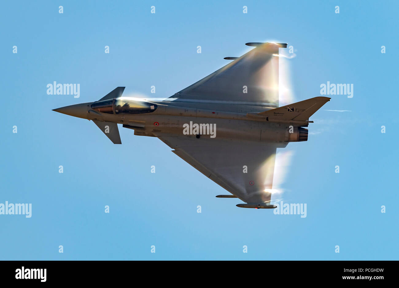 Italian Air Force Typhoon Display Stock Photo - Alamy
