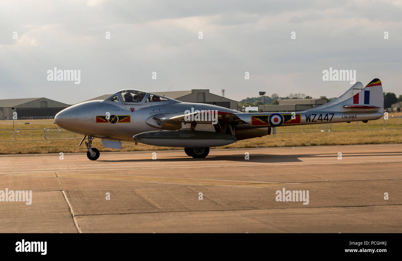 De Havilland Vampire, Norwegian Air Force Historical Squadron Stock ...