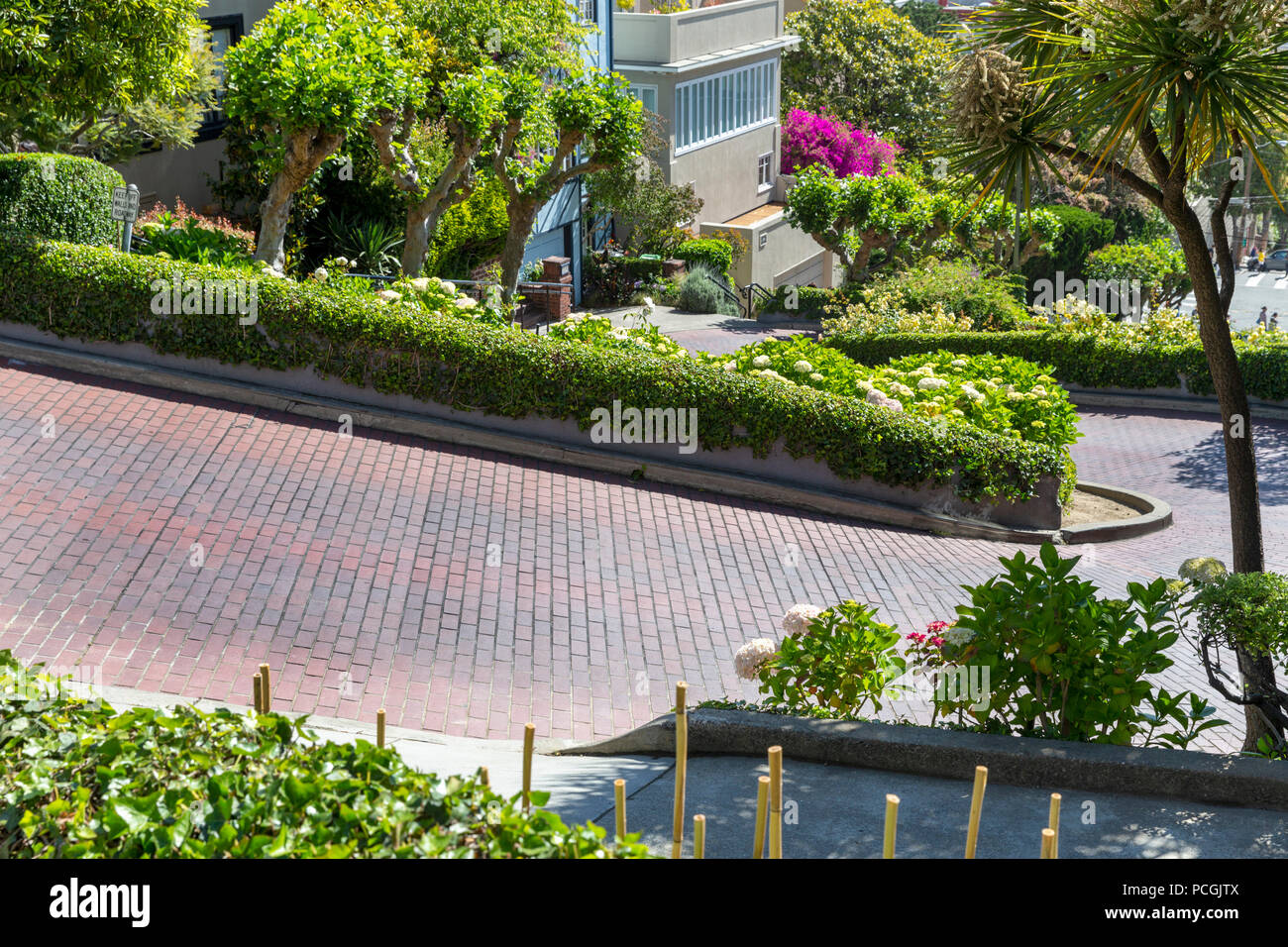 Lombard Street, Crooked Street, San Francisco, California, United ...