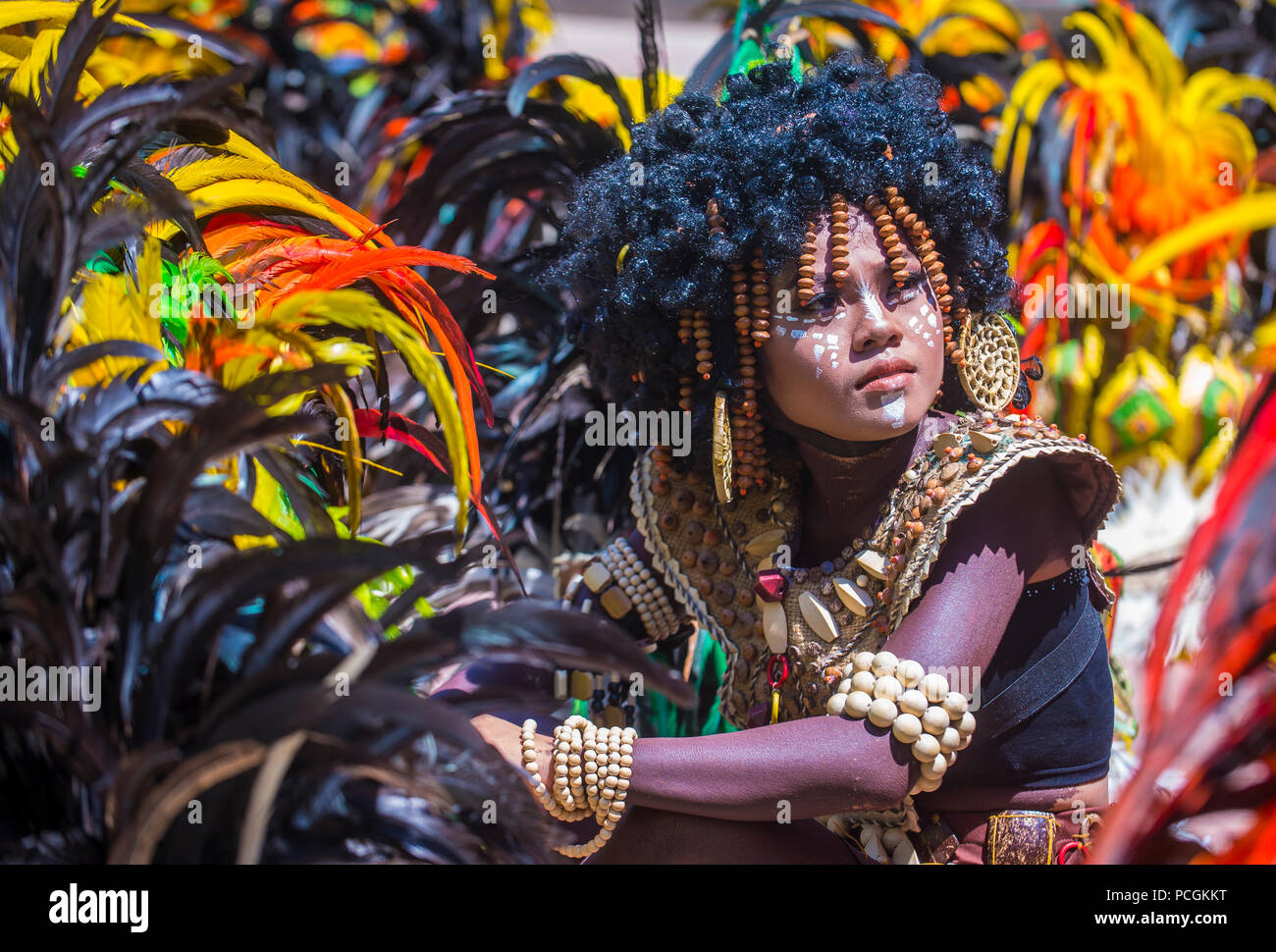 Participant in the Aliwan fiesta in Manila Philippines Stock Photo - Alamy