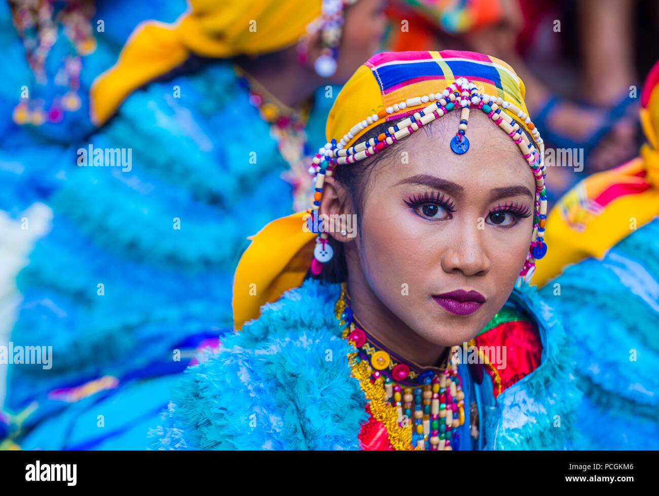 Participant in the Aliwan fiesta in Manila Philippines Stock Photo - Alamy