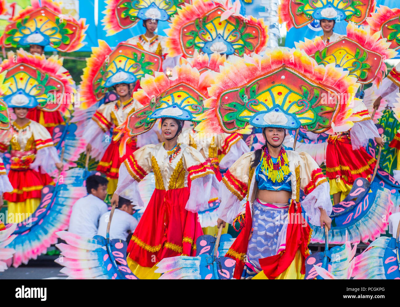 Participants in the Aliwan fiesta in Manila Philippines Stock Photo - Alamy