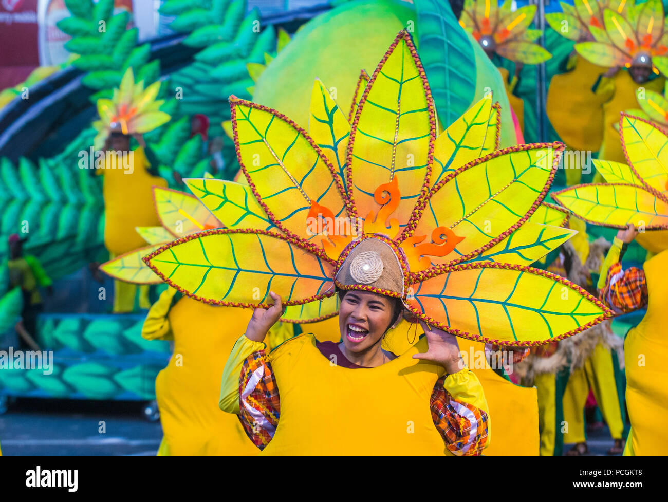 Participants in the Aliwan fiesta in Manila Philippines Stock Photo - Alamy