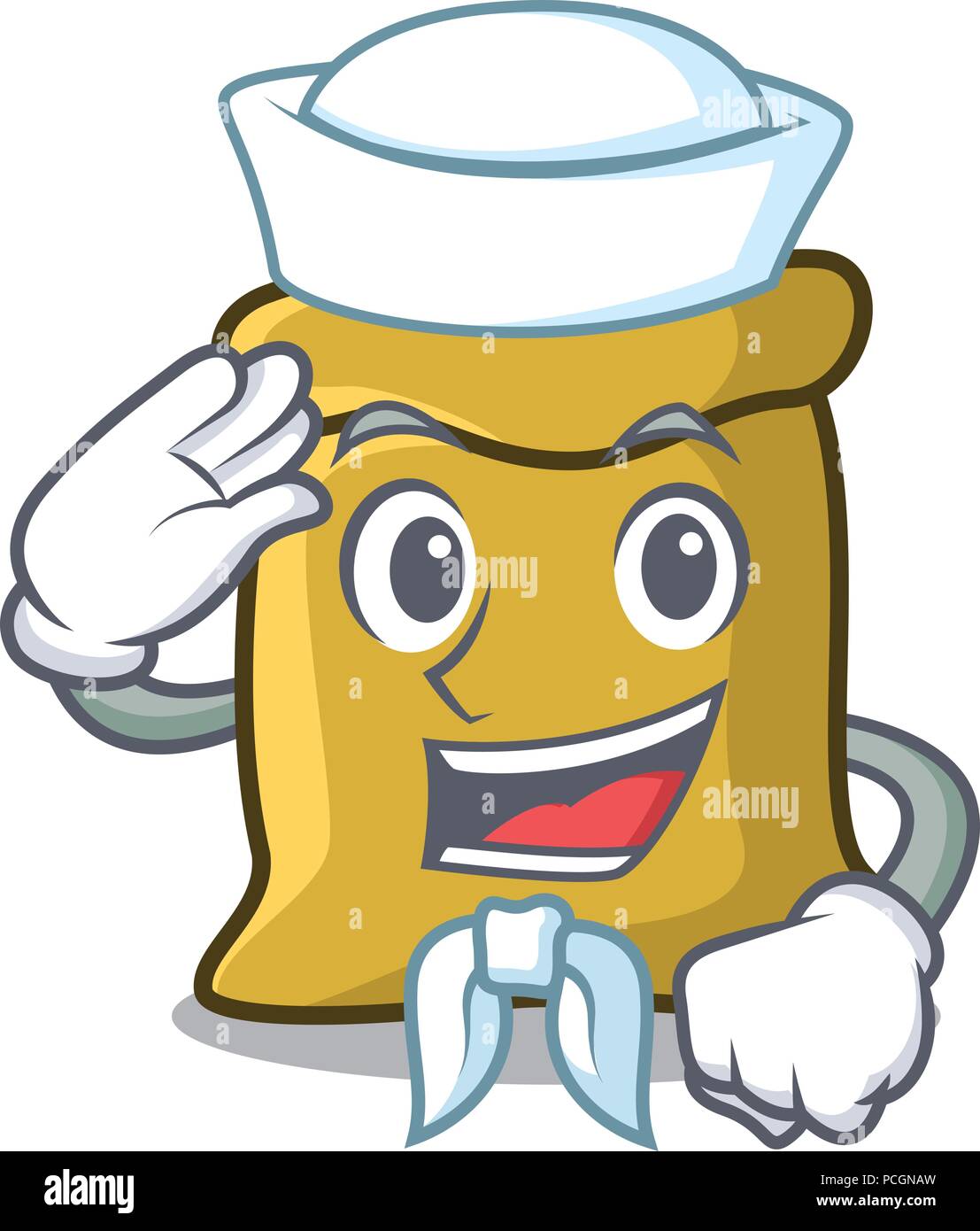 Sailor flour character cartoon style Stock Vector Image & Art - Alamy