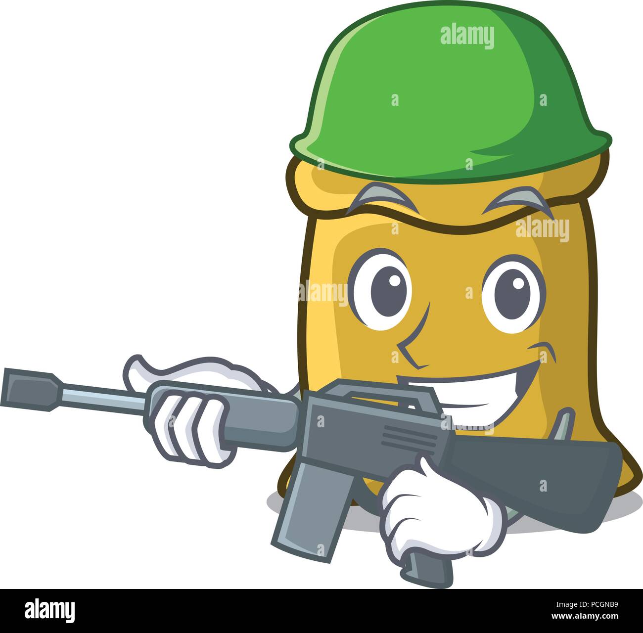 Army flour character cartoon style Stock Vector Image & Art - Alamy