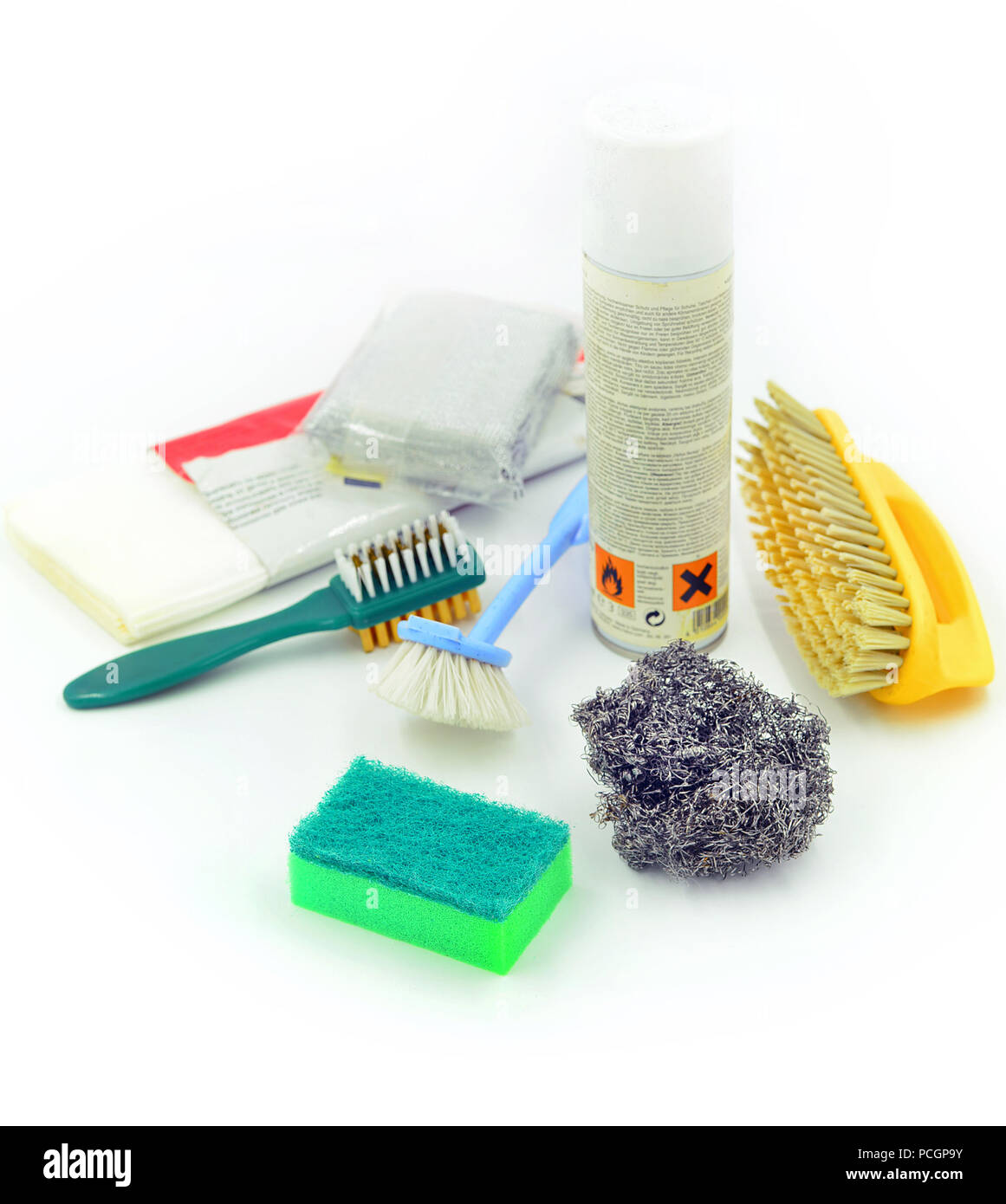the home cleaning set Stock Photo - Alamy