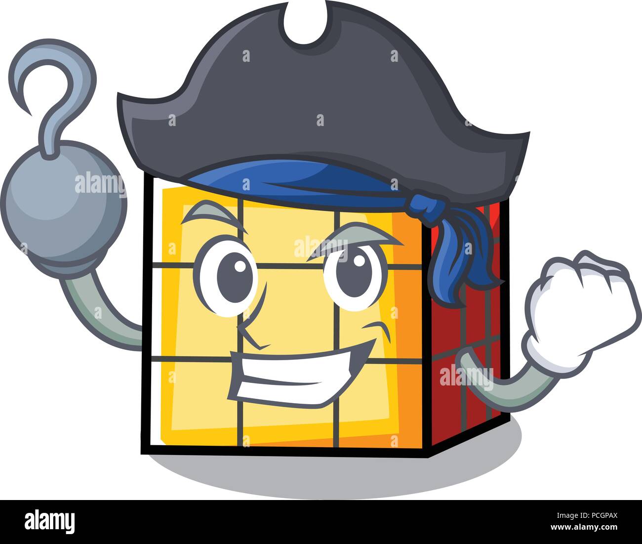Pirate rubik cube character cartoon Stock Vector Image & Art - Alamy