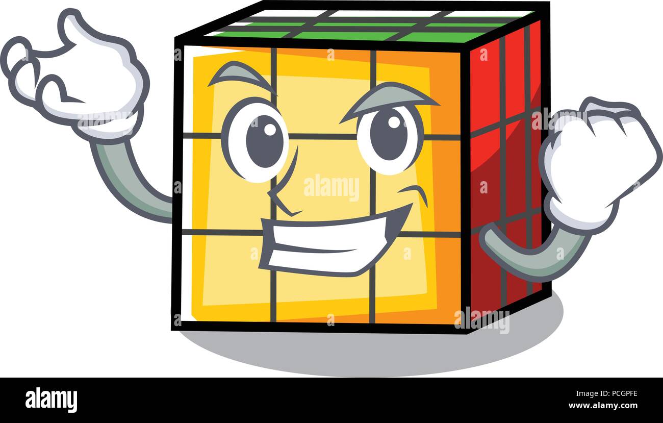 Successful rubik cube character cartoon Stock Vector Image & Art - Alamy