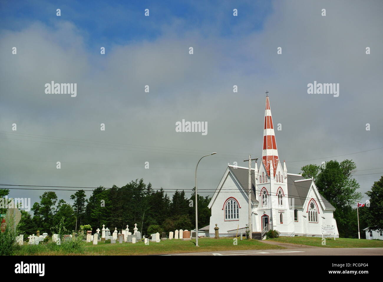 Prince Edward Island, PEI landscape, rural area Stock Photo - Alamy
