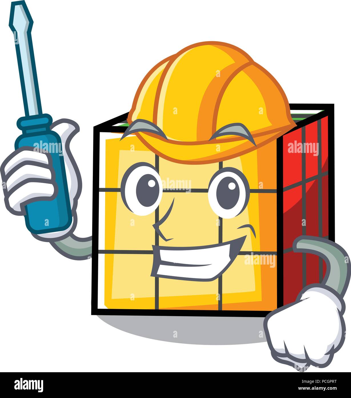 Automotive rubik cube mascot cartoon Stock Vector Image & Art - Alamy