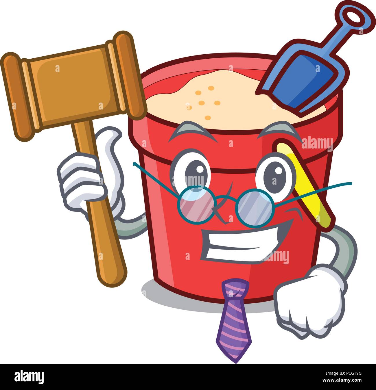 Hammer in bucket Stock Vector Images - Alamy