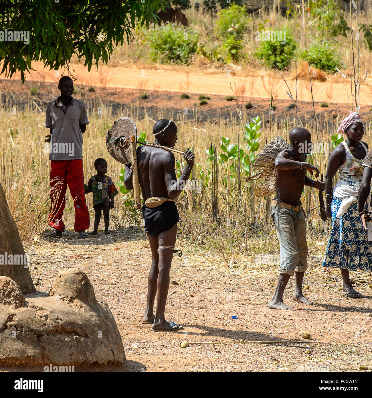 Tamberma native people hi-res stock photography and images - Alamy