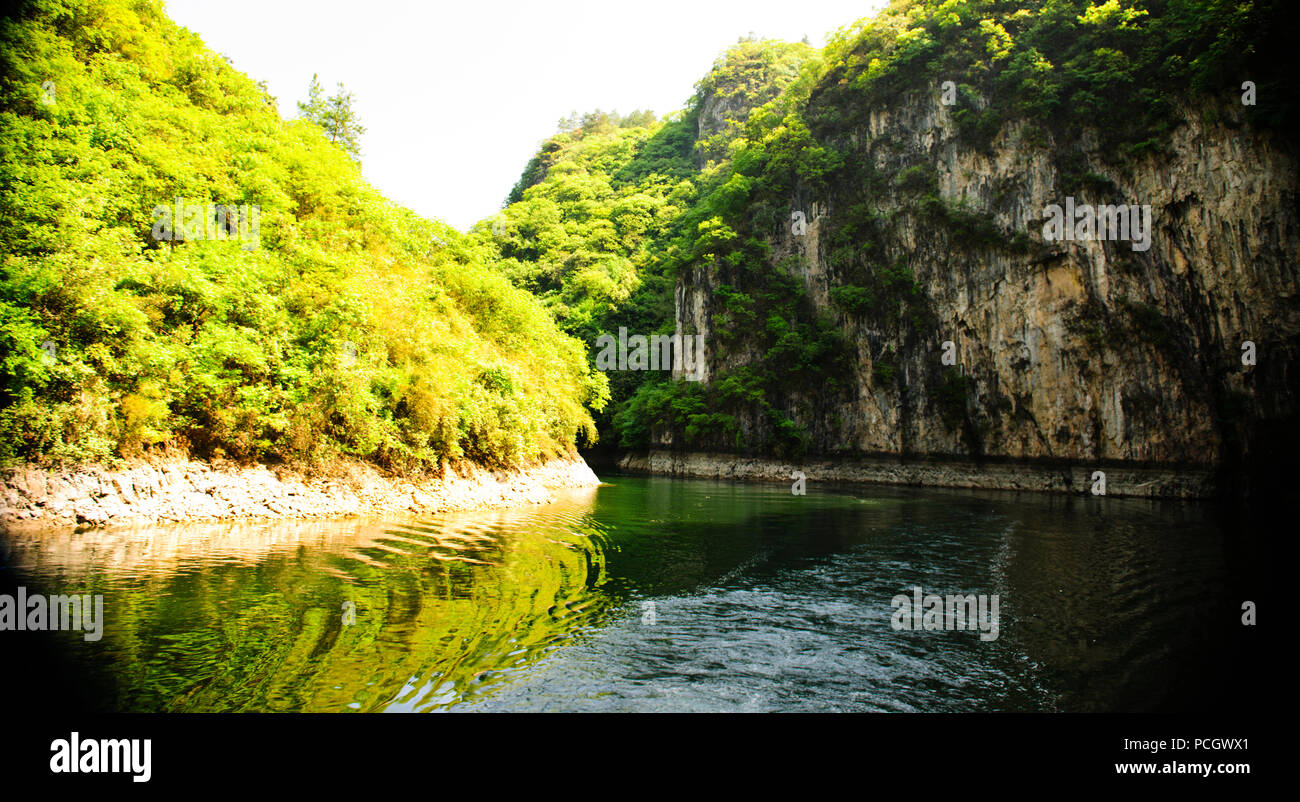 Karst River Mountains,WuyangRiver Scenic Area,Shibling,Part of Three ...