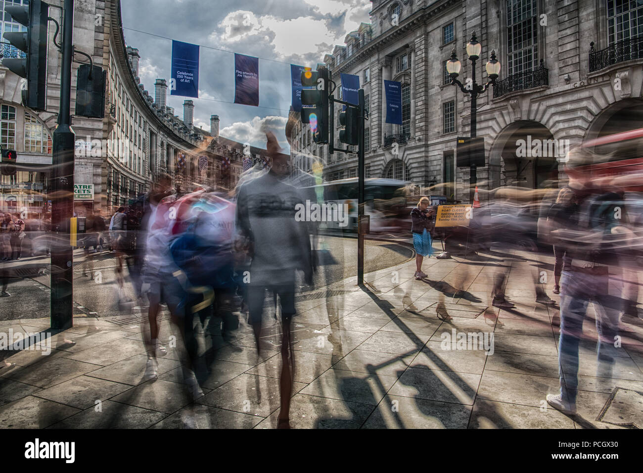 Long Exposure People Stock Photo - Alamy