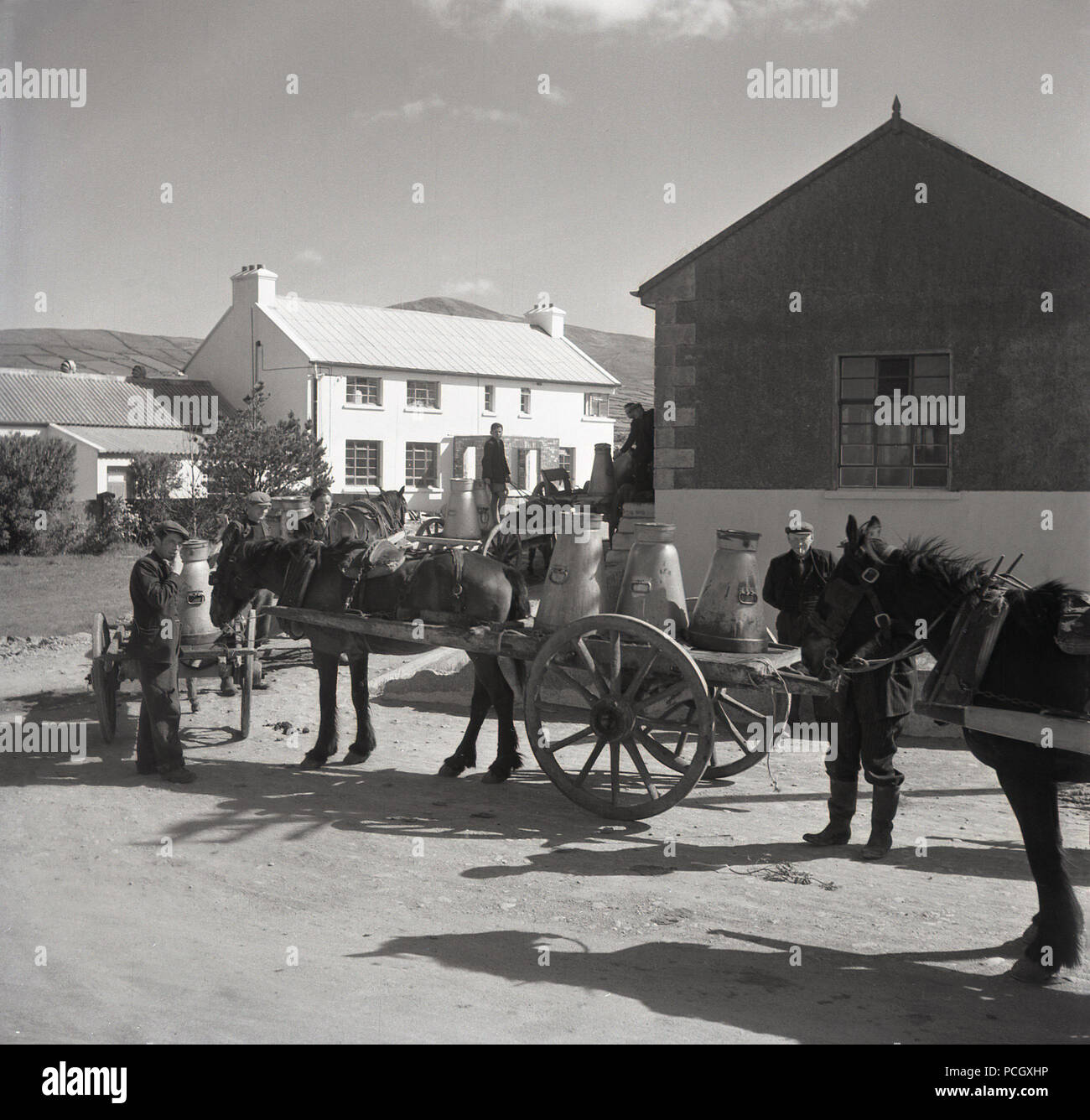 Ireland farming 1950s hi-res stock photography and images - Alamy