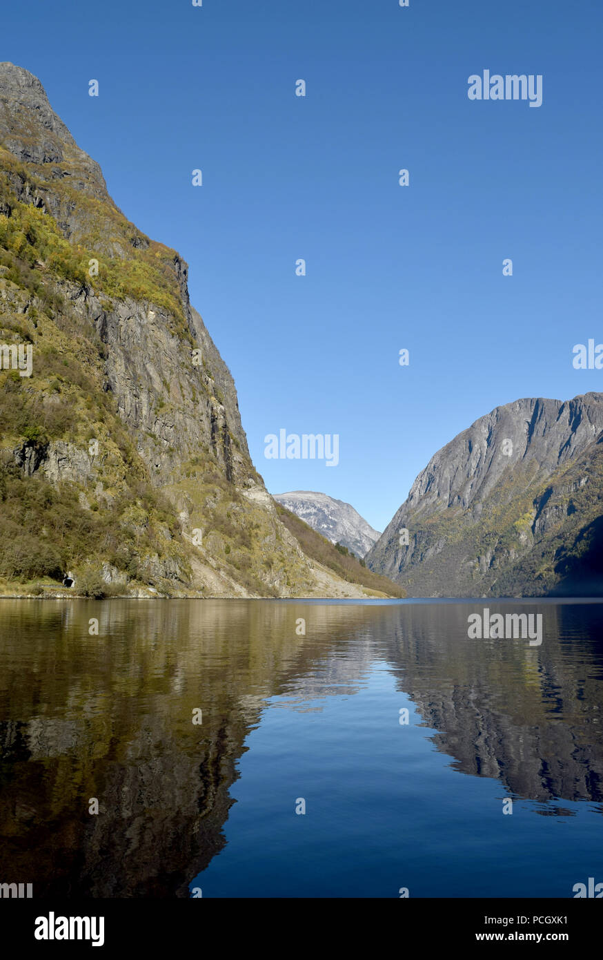 Reflections in fjords hi-res stock photography and images - Alamy