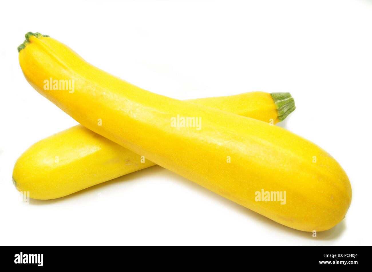 Yellow squash isolated on white background Stock Photo - Alamy