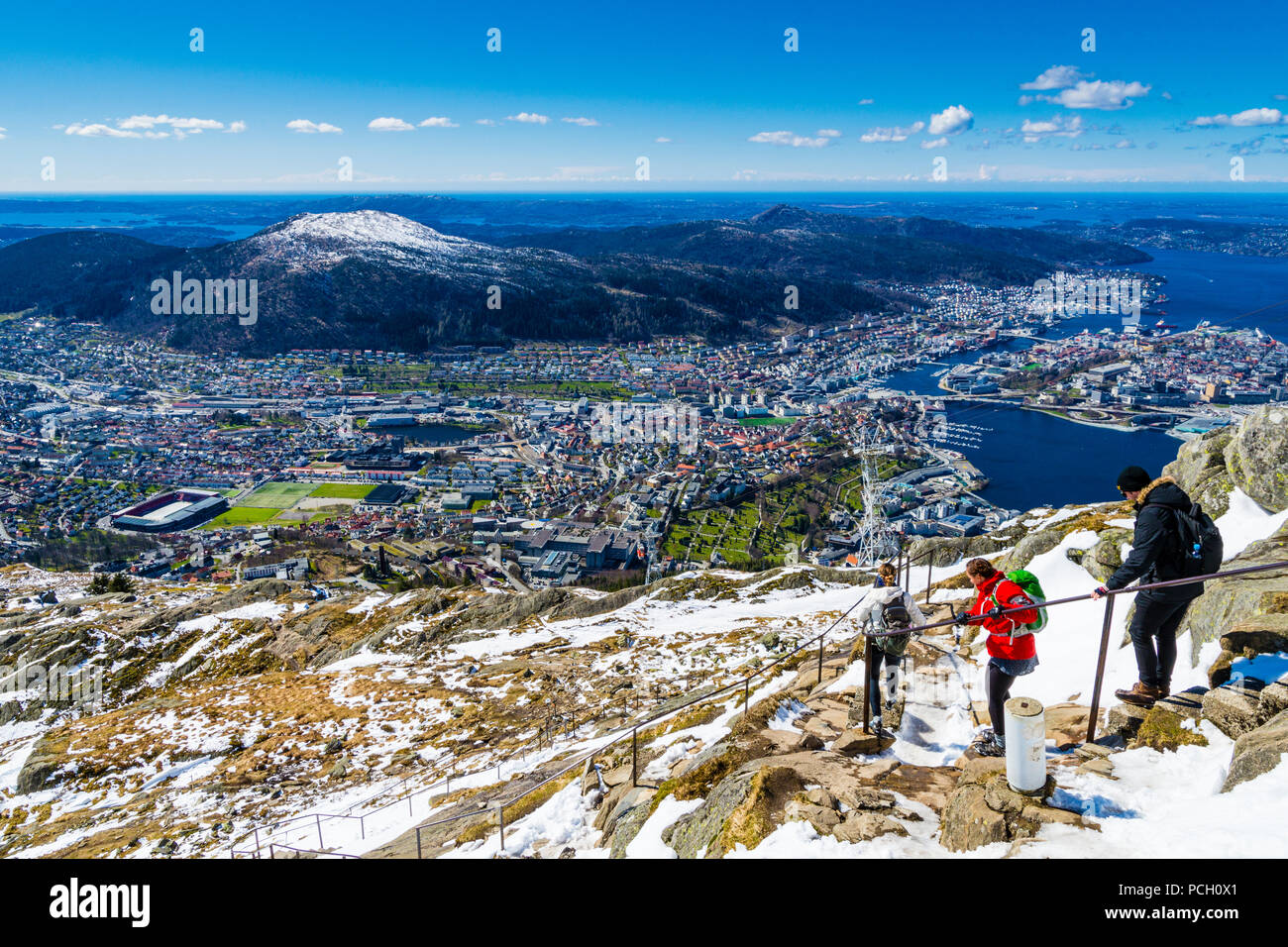 Early spring on mt Ulriken in Bergen, Norway Stock Photo - Alamy