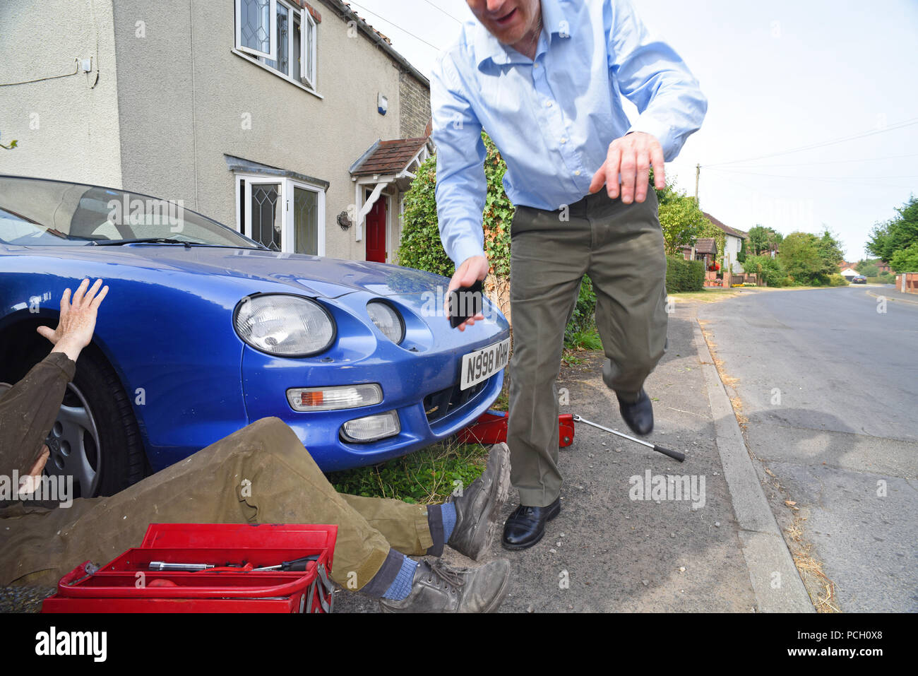 Tripping over hi-res stock photography and images - Alamy