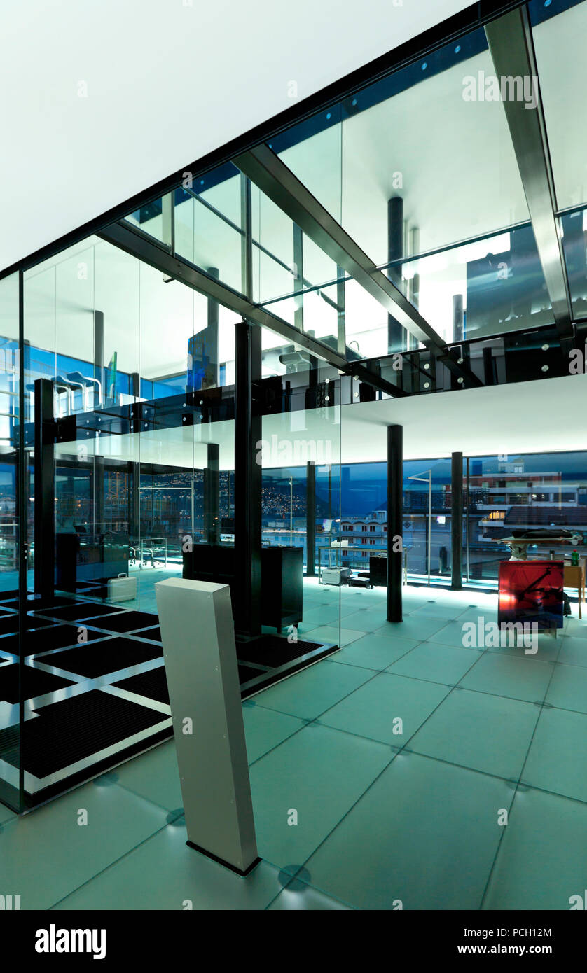 New architecture, loft interior, modern design Stock Photo - Alamy