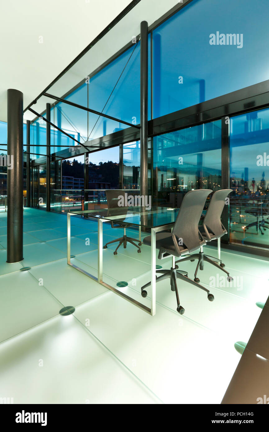 New architecture, loft interior, modern design Stock Photo - Alamy