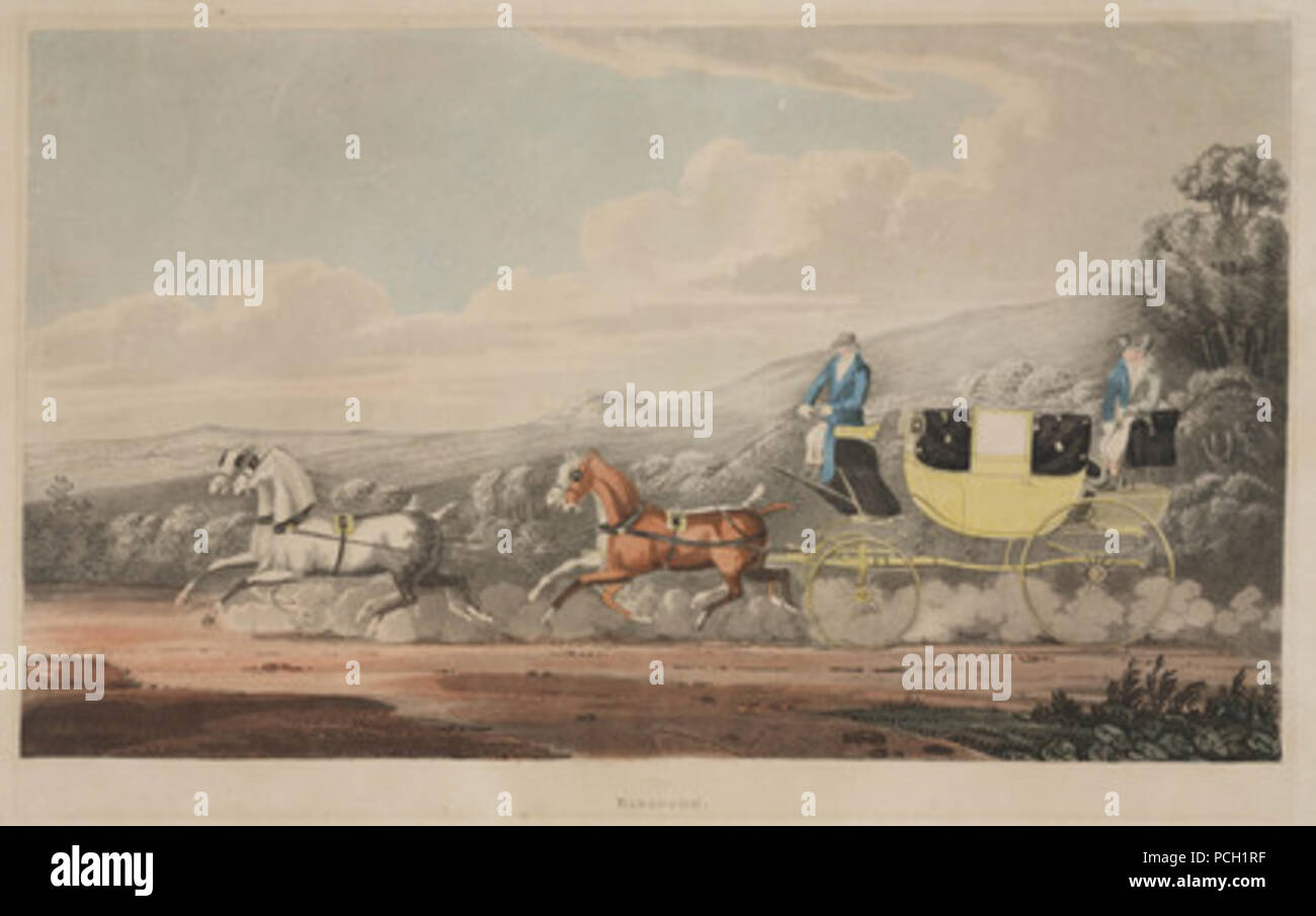 Coach and horses 18th century hi-res stock photography and images - Alamy