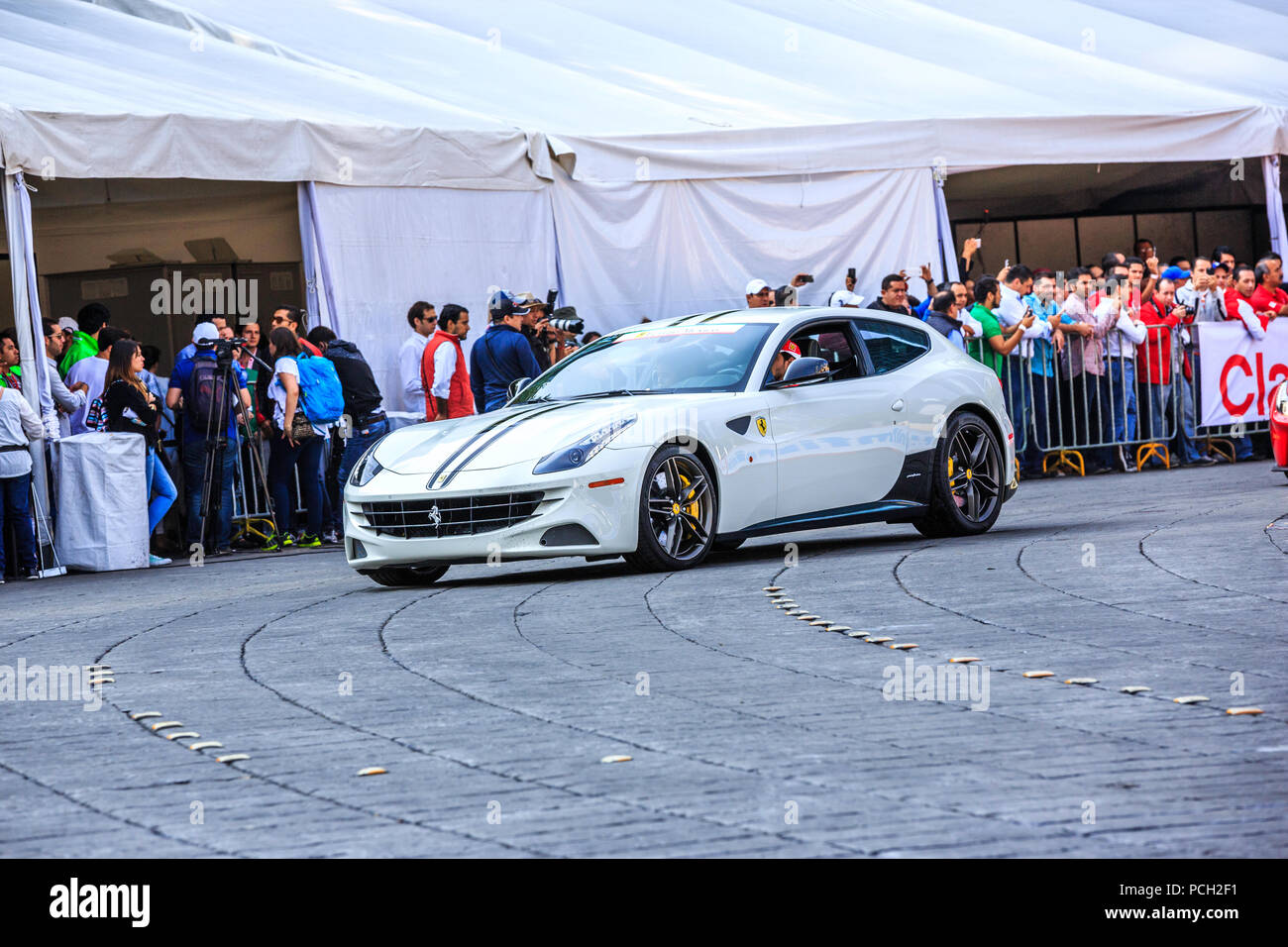 Mexico City, Mexico - July 08, 2015: Ferrari FF, part of the Ferraris ...