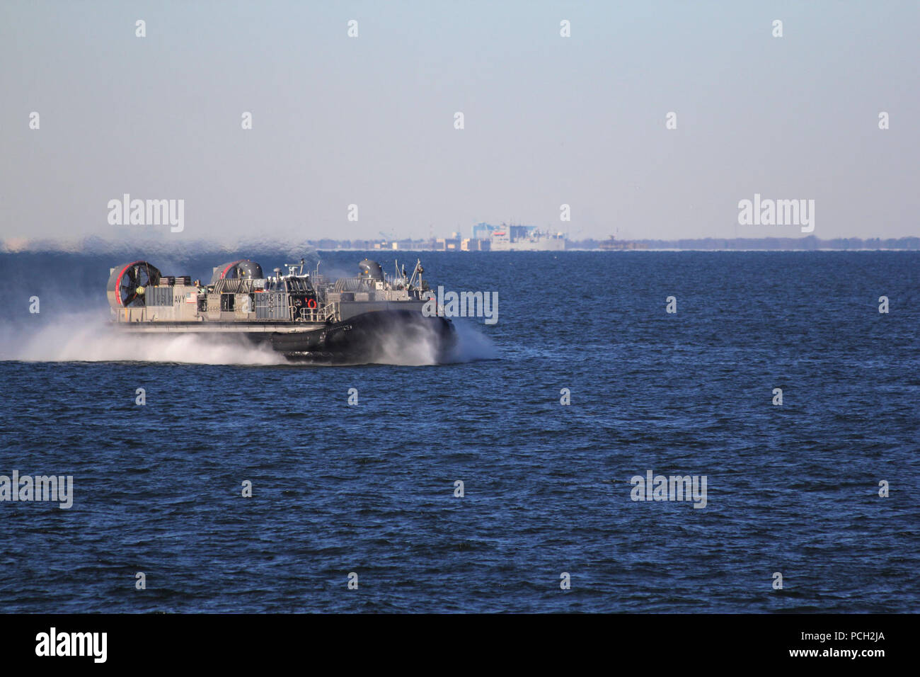 NORFOLK (Jan. 30, 2012) Landing Craft Air Cushion (LCAC) 87 from ...