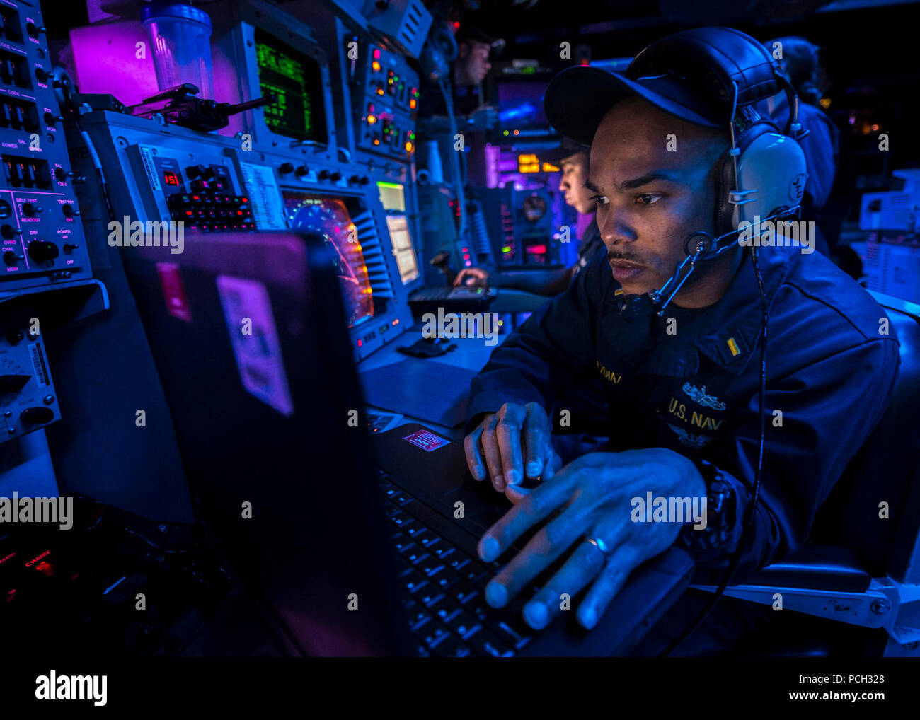 MEDITERRANEAN SEA (March 23, 2014) Ensign Anthony Melendez-Diaz ...