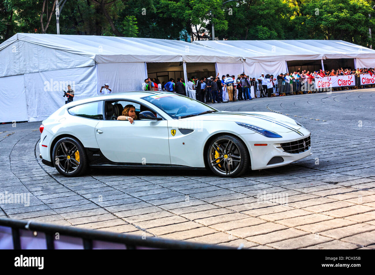 Mexico City, Mexico - July 08, 2015: Ferrari FF, part of the Ferraris ...