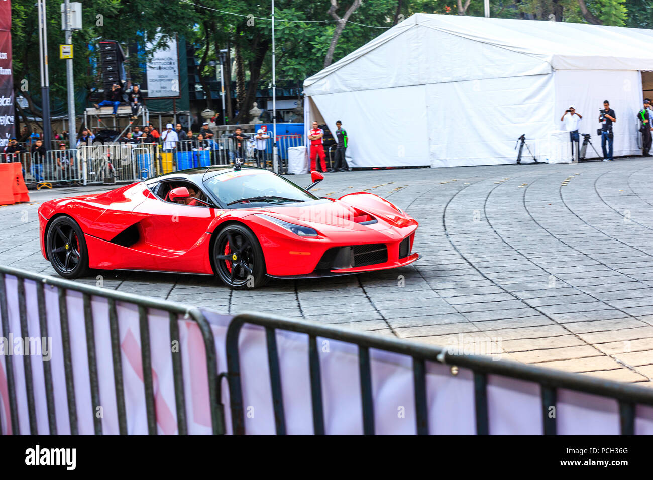 Mexico City, Mexico - July 08, 2015: Ferrari La Ferrari, part of the ...