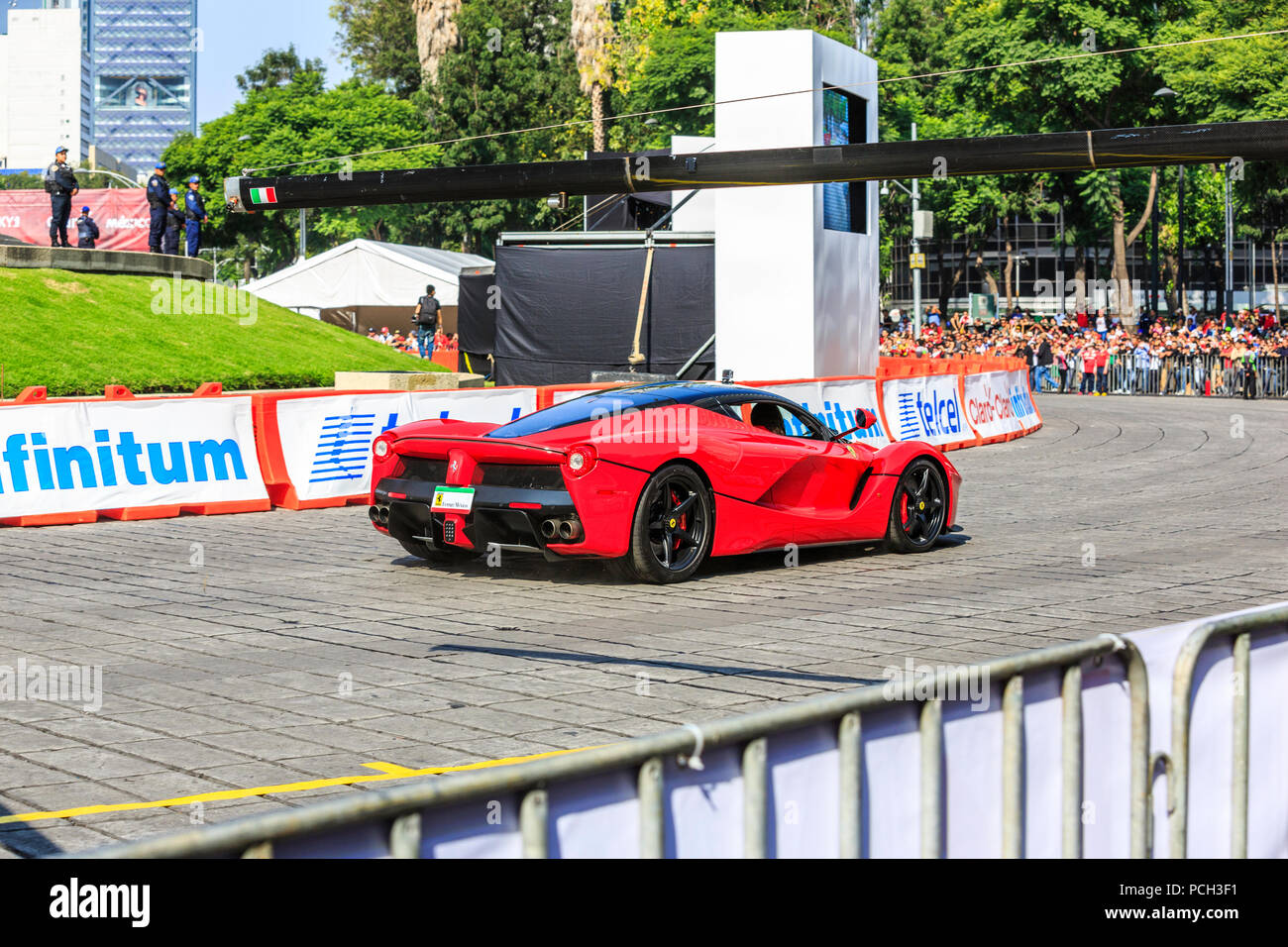 Mexico City, Mexico - July 08, 2015: Ferrari La Ferrari, part of the ...