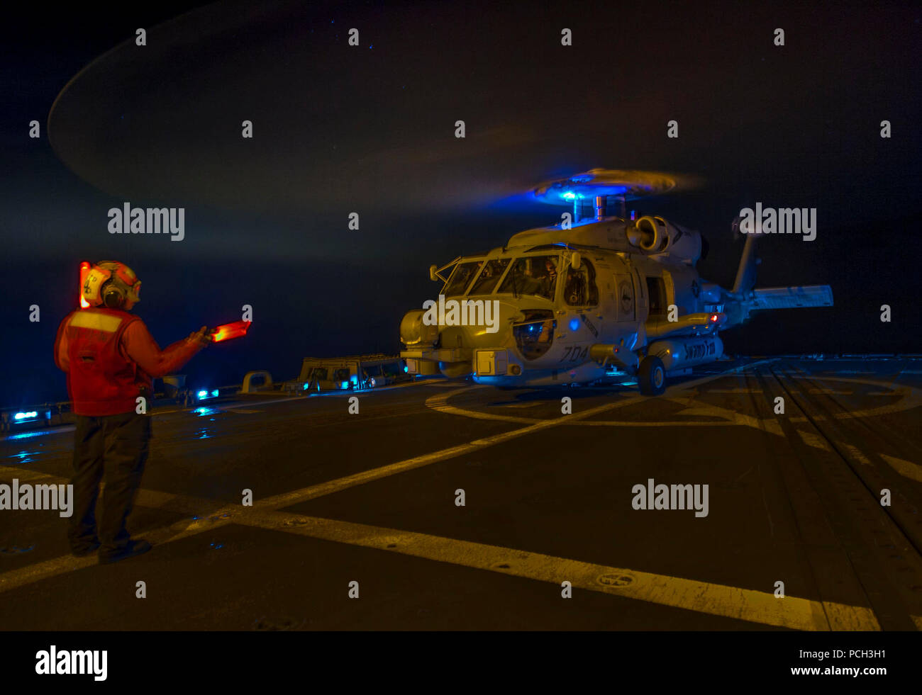 Assigned to helicopter maritime strike squadron hsm 74 hi-res stock ...