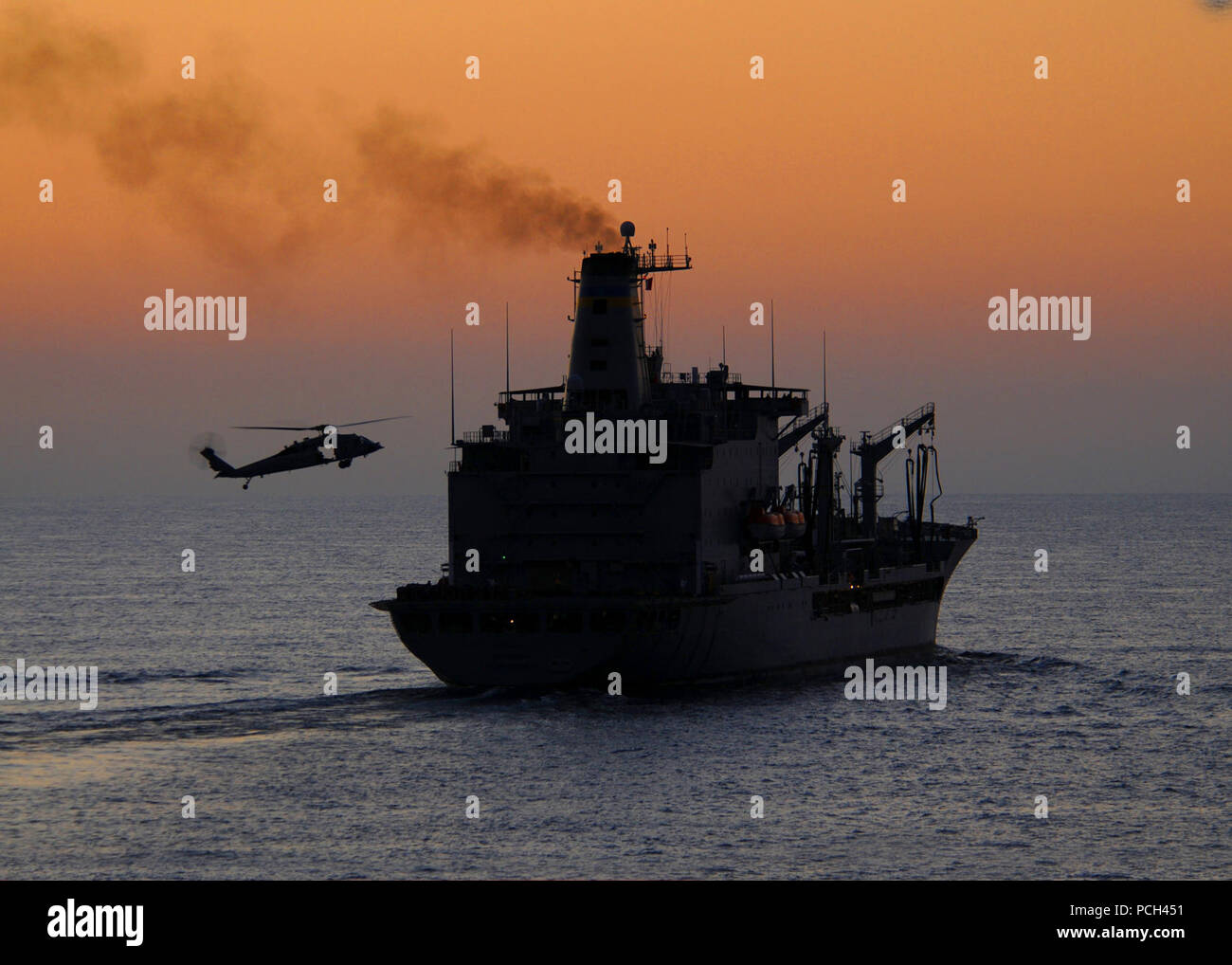 A U.S. Navy MH-60S Seahawk helicopter assigned to Helicopter Sea Combat ...